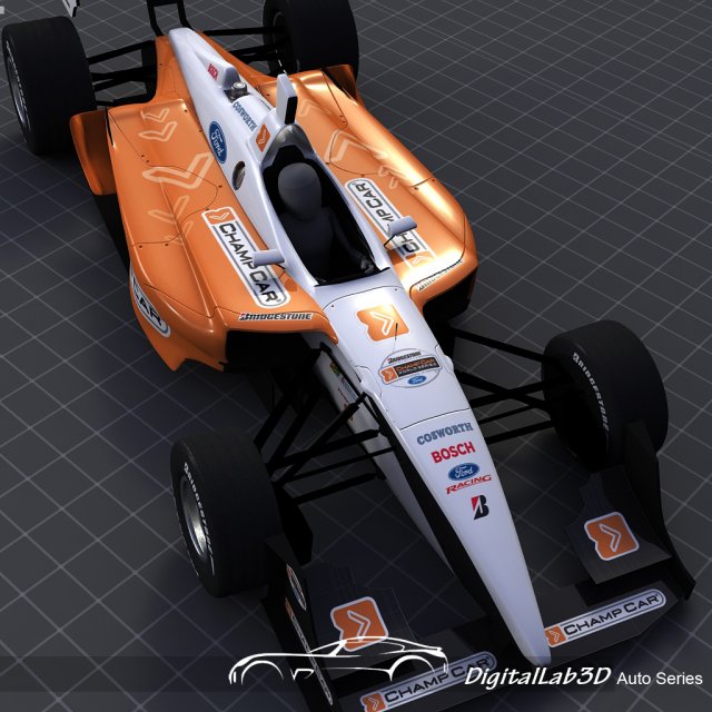 champ car 3D Model in Racing 3DExport
