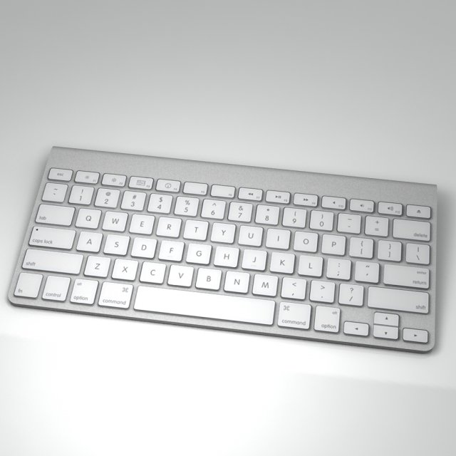 keyboard 3D Model in Computer 3DExport