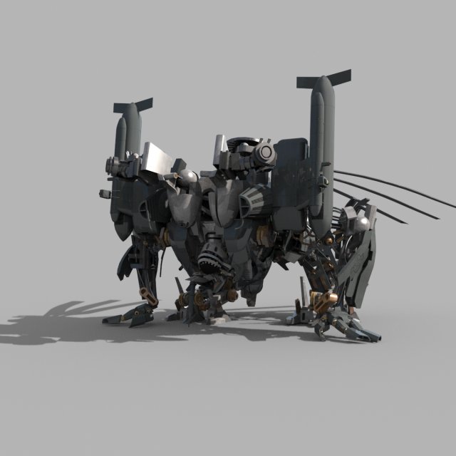 blackout is back 3d animated transformer model 3D Model in Robot 3DExport