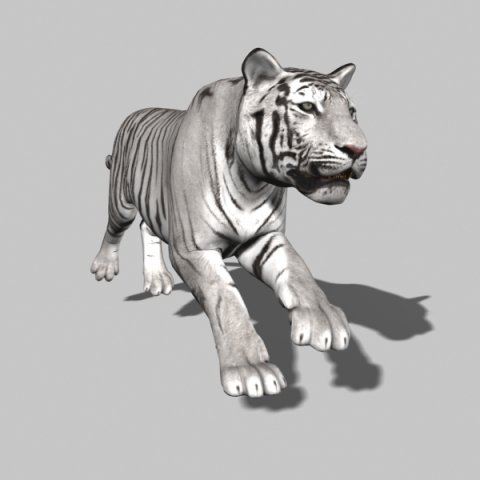 the ultimate cgi tiger 3D Model in Cat 3DExport