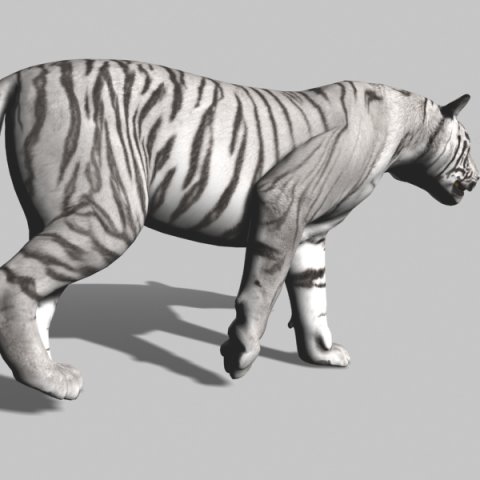 the ultimate cgi tiger 3D Model in Cat 3DExport