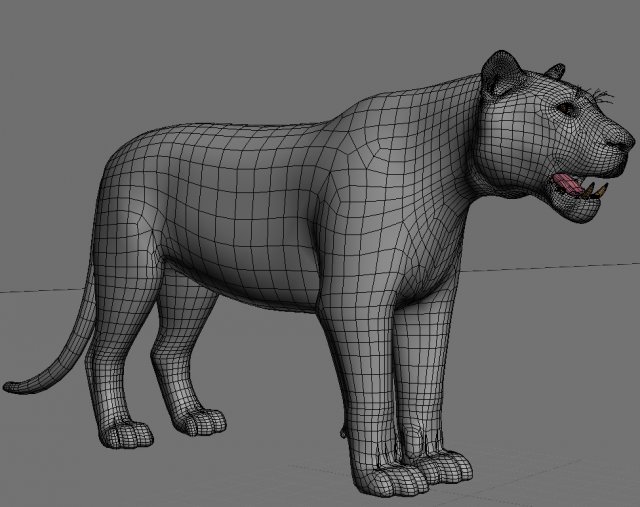 the ultimate cgi tiger 3D Model in Cat 3DExport