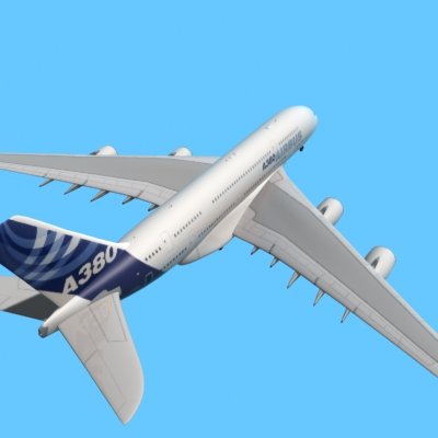 most real airbus a 380 3D Model in Commercial 3DExport