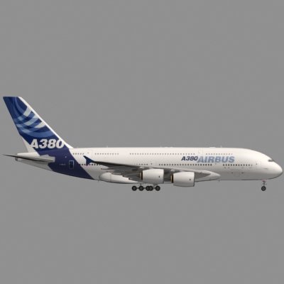 most real airbus a 380 3D Model in Commercial 3DExport