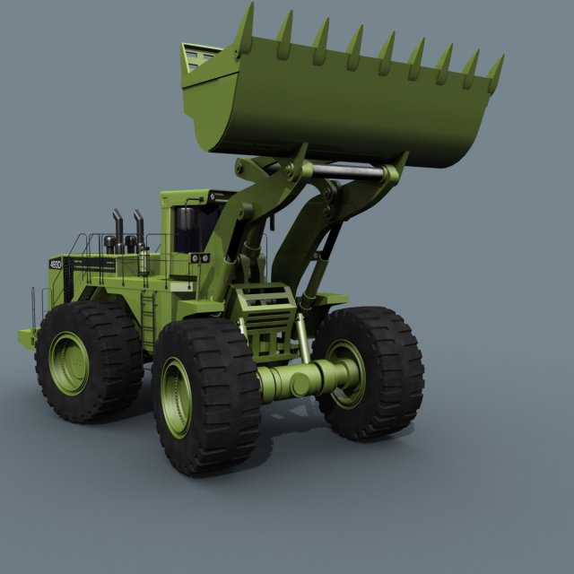 your mining loader - 3d animated loader model 3D Model in Heavy ...