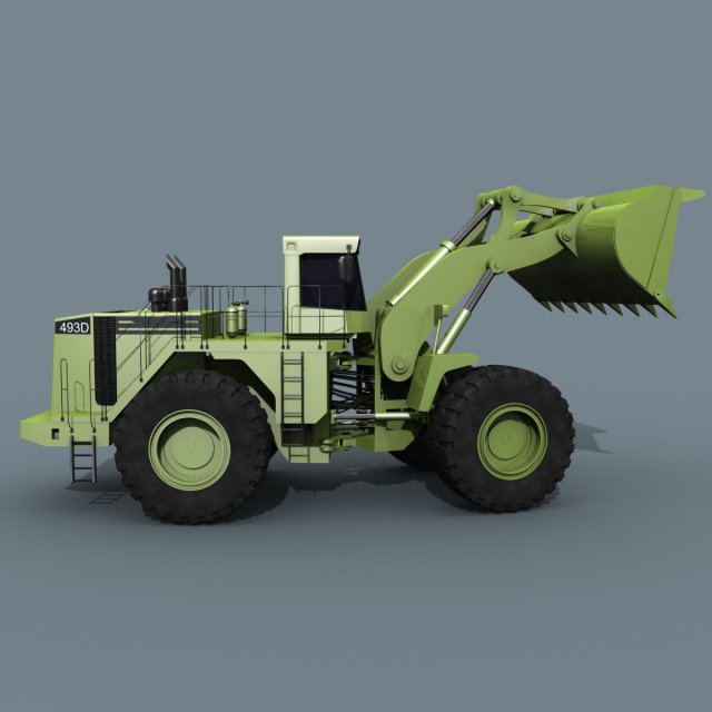 your mining loader - 3d animated loader model 3D Model in Heavy ...