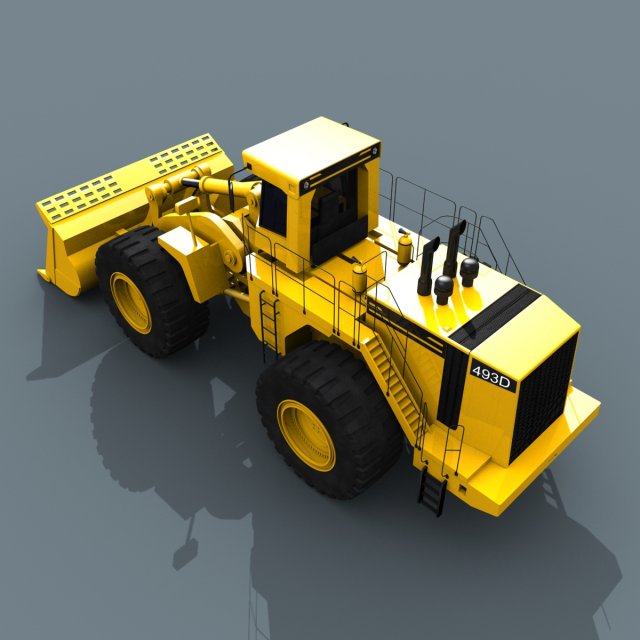 your mining loader - 3d animated loader model 3D Model in Heavy ...