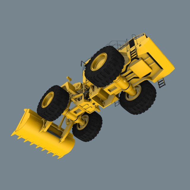 your mining loader - 3d animated loader model 3D Model in Heavy ...