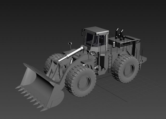 your mining loader - 3d animated loader model 3D Model in Heavy ...