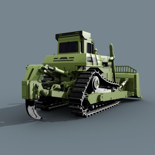 your bulldozer - 3d animated bulldozer model 3D Model in Heavy ...