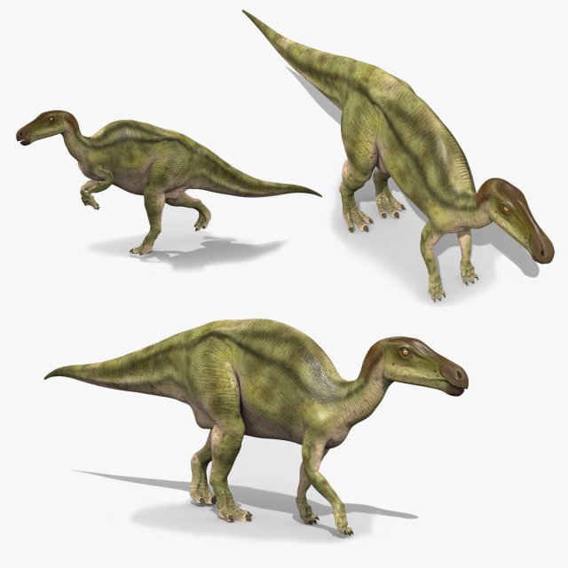 Edmontosaur Lives 8K - 3d animated model Modelo 3D in Dinosaur 3DExport