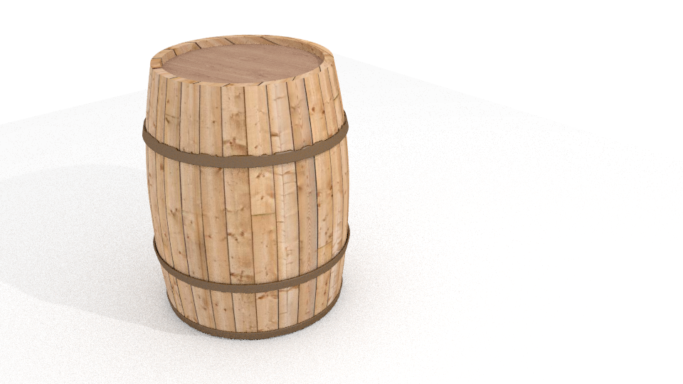 realistic barrel - textured 3D Models in Other 3DExport