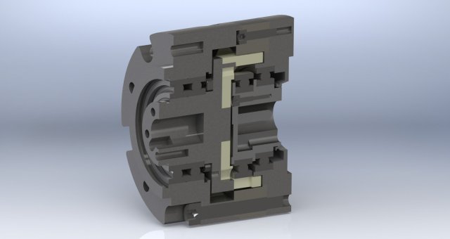 reducer wave with intermediate rolling bodies 3D Model in Machines 3DExport