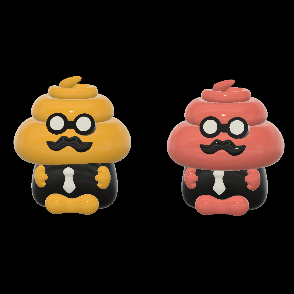 unchi sensei 3D Print Models in Coins and Badges 3DExport