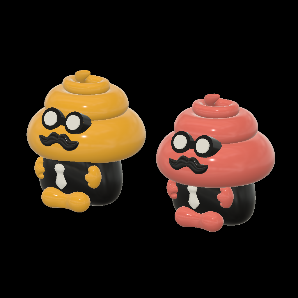 unchi sensei 3D Print Models in Coins and Badges 3DExport