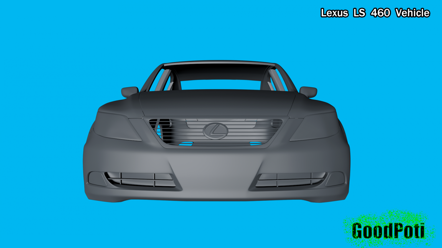 Lexus LS 460 Vehicle 3D print model 3D Model in Automotive 3DExport