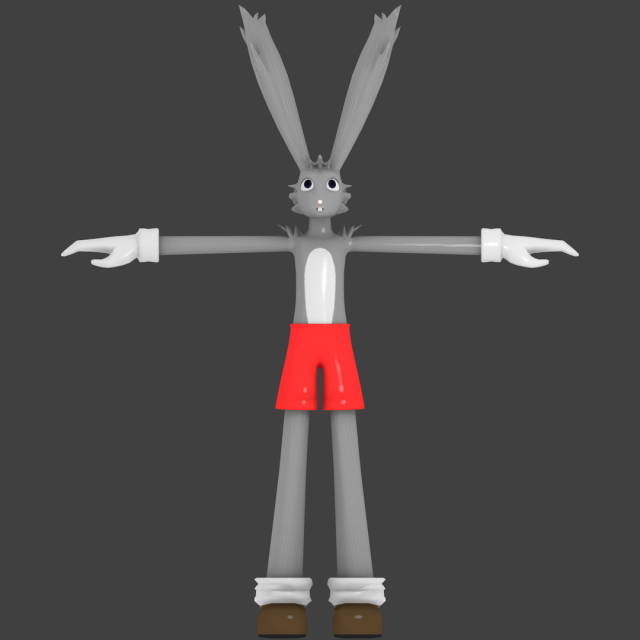royrabbit 3D Model in Cartoon 3DExport