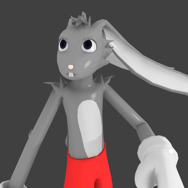 royrabbit 3D Model in Cartoon 3DExport