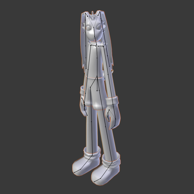 royrabbit 3D Model in Cartoon 3DExport