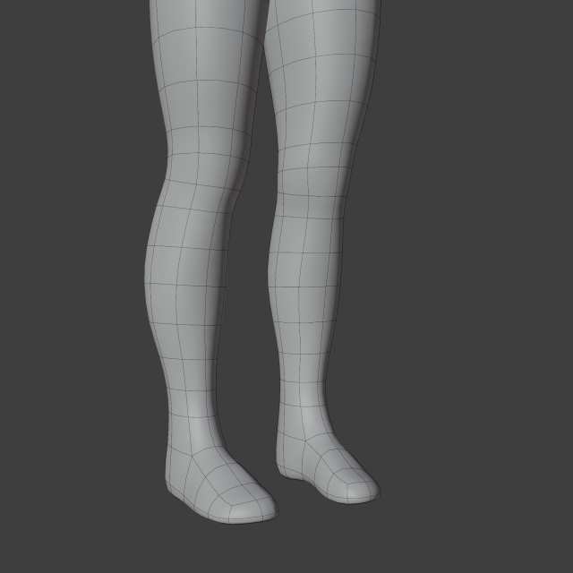 Stylized humanoid base mesh - male -rigged- 3D Model in Man 3DExport