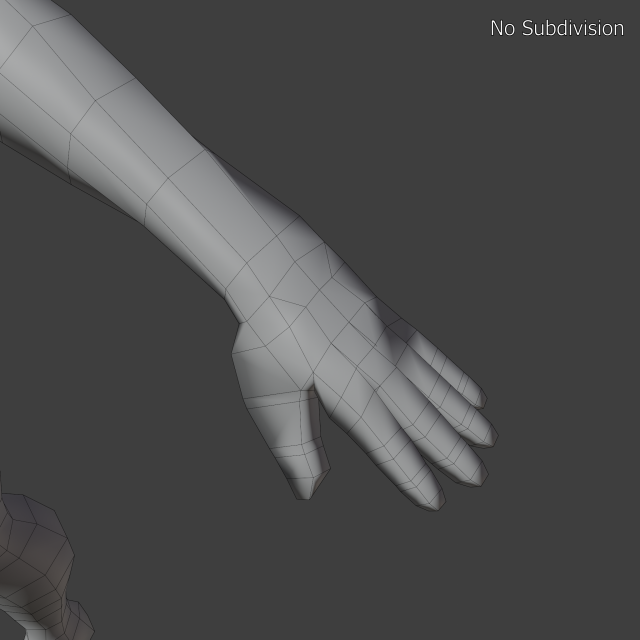 Stylized humanoid base mesh - female 3D Model in Woman 3DExport