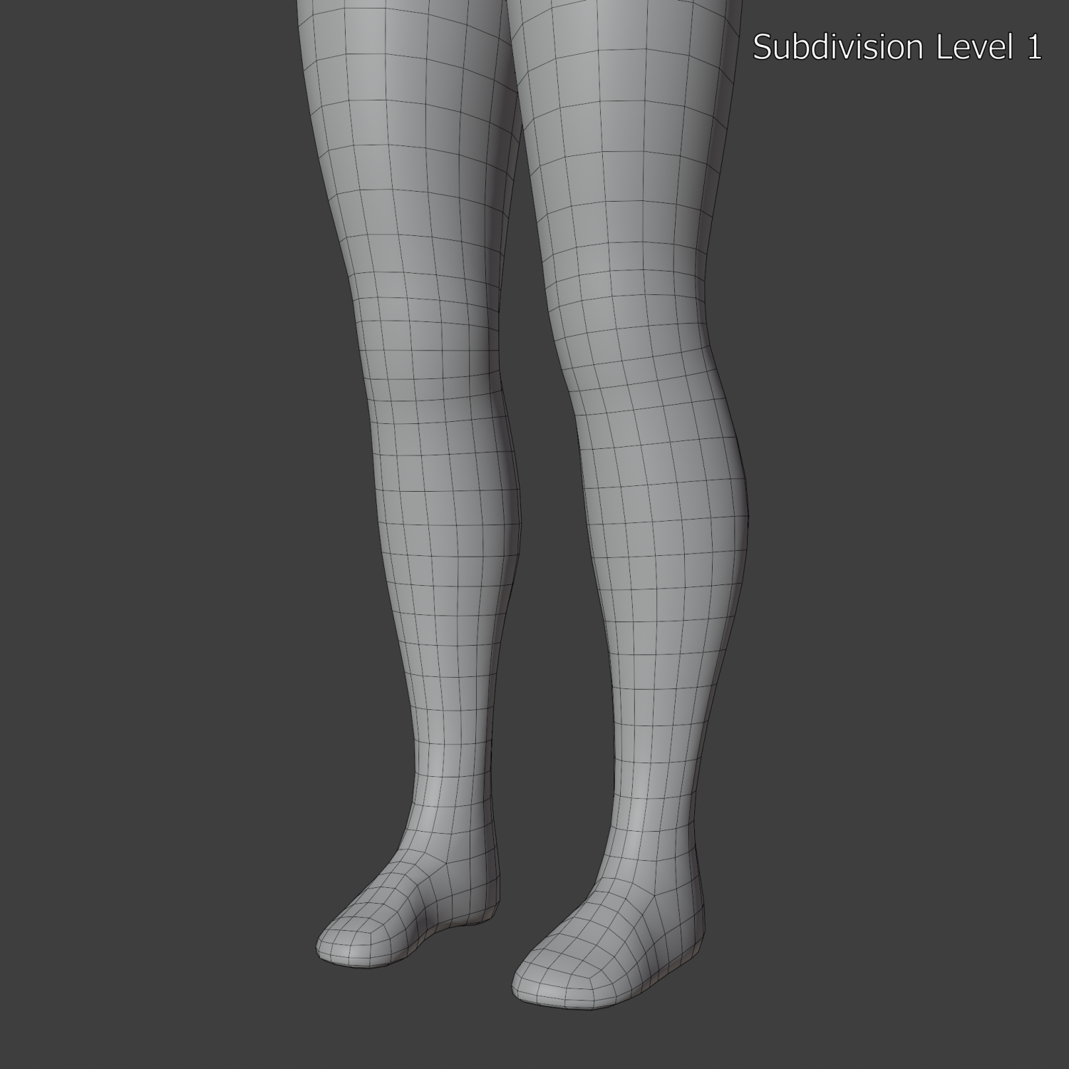 Stylized Humanoid Base Mesh - Female 3D Model in Woman 3DExport