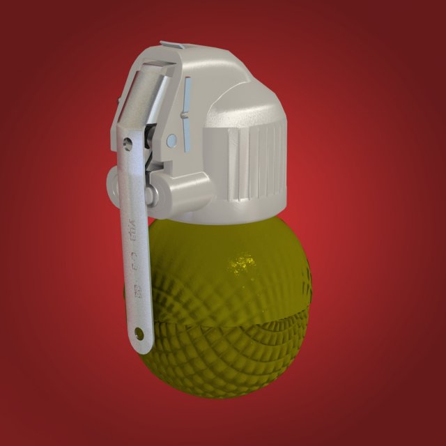 rgo hand grenade 3D Model in Projectiles 3DExport