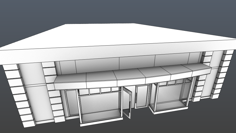 store structure 3D Models in Buildings 3DExport