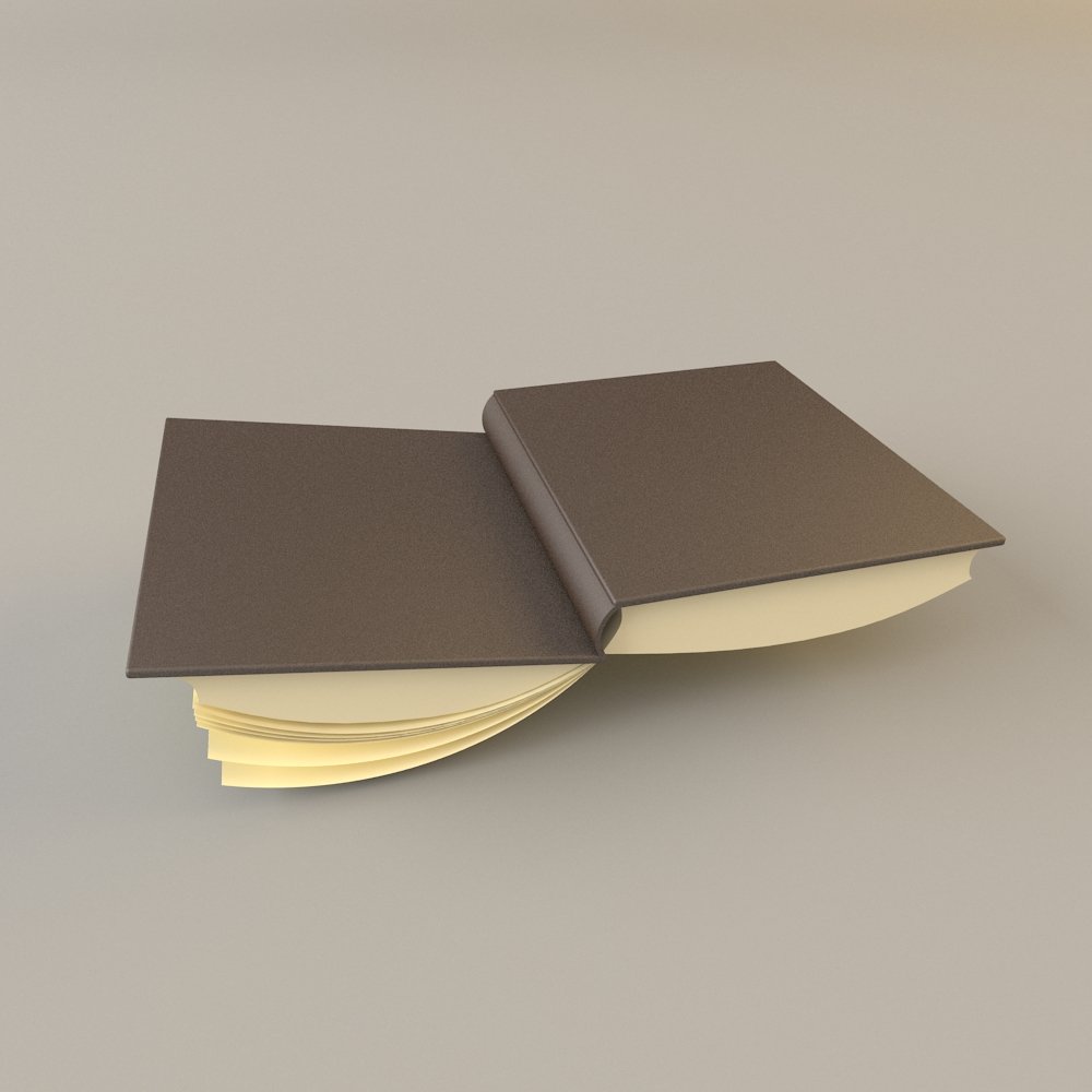 open book 3D Models in Shelving 3DExport