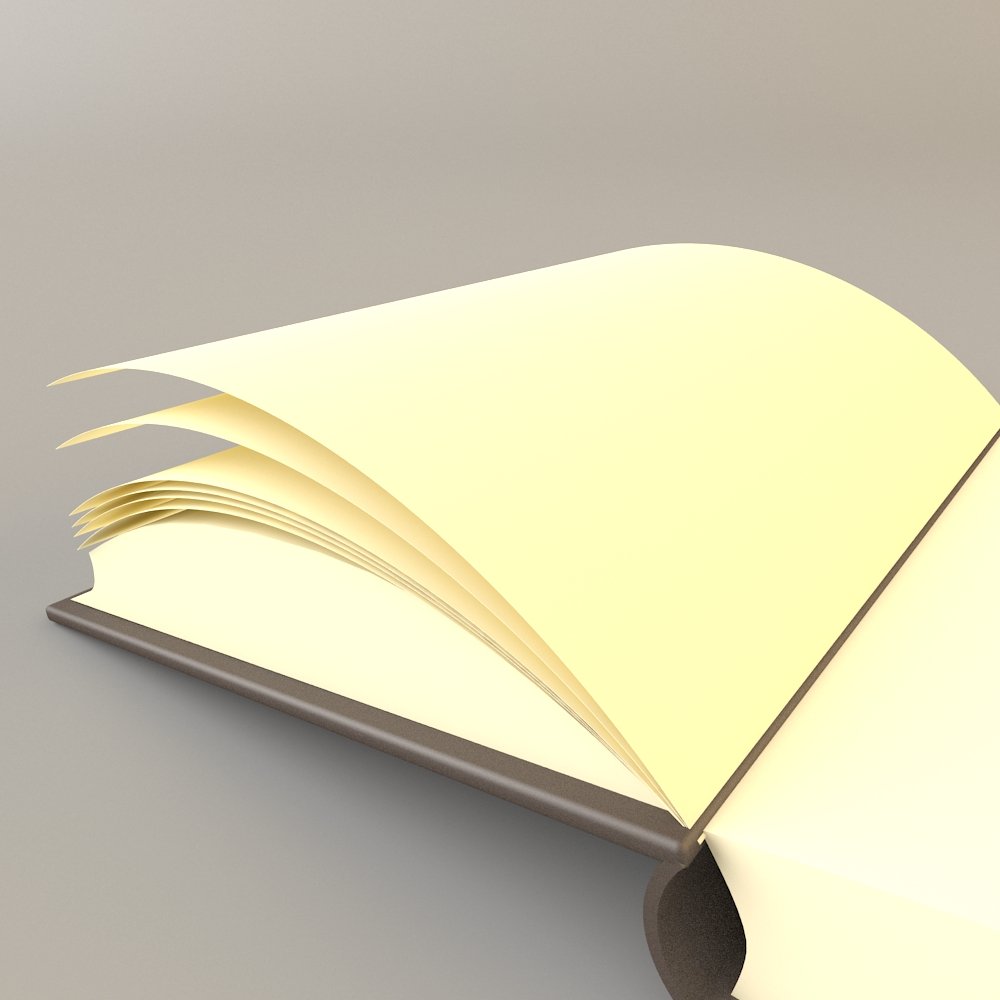 open book 3D Models in Shelving 3DExport