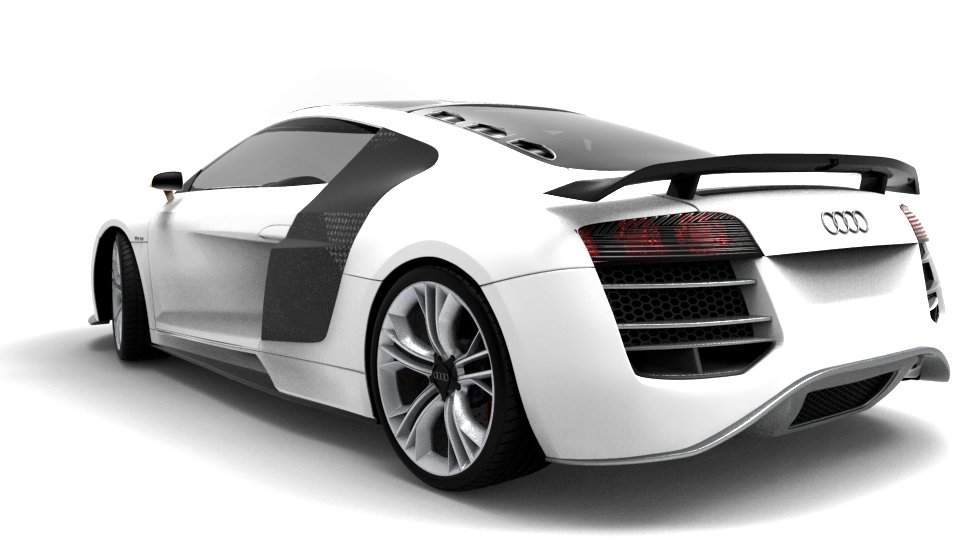 Audi R8 V12 Black Wallpaper