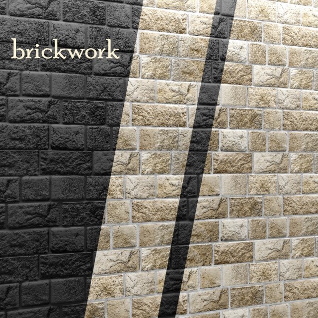bricks wall 3D Model in Decoration 3DExport