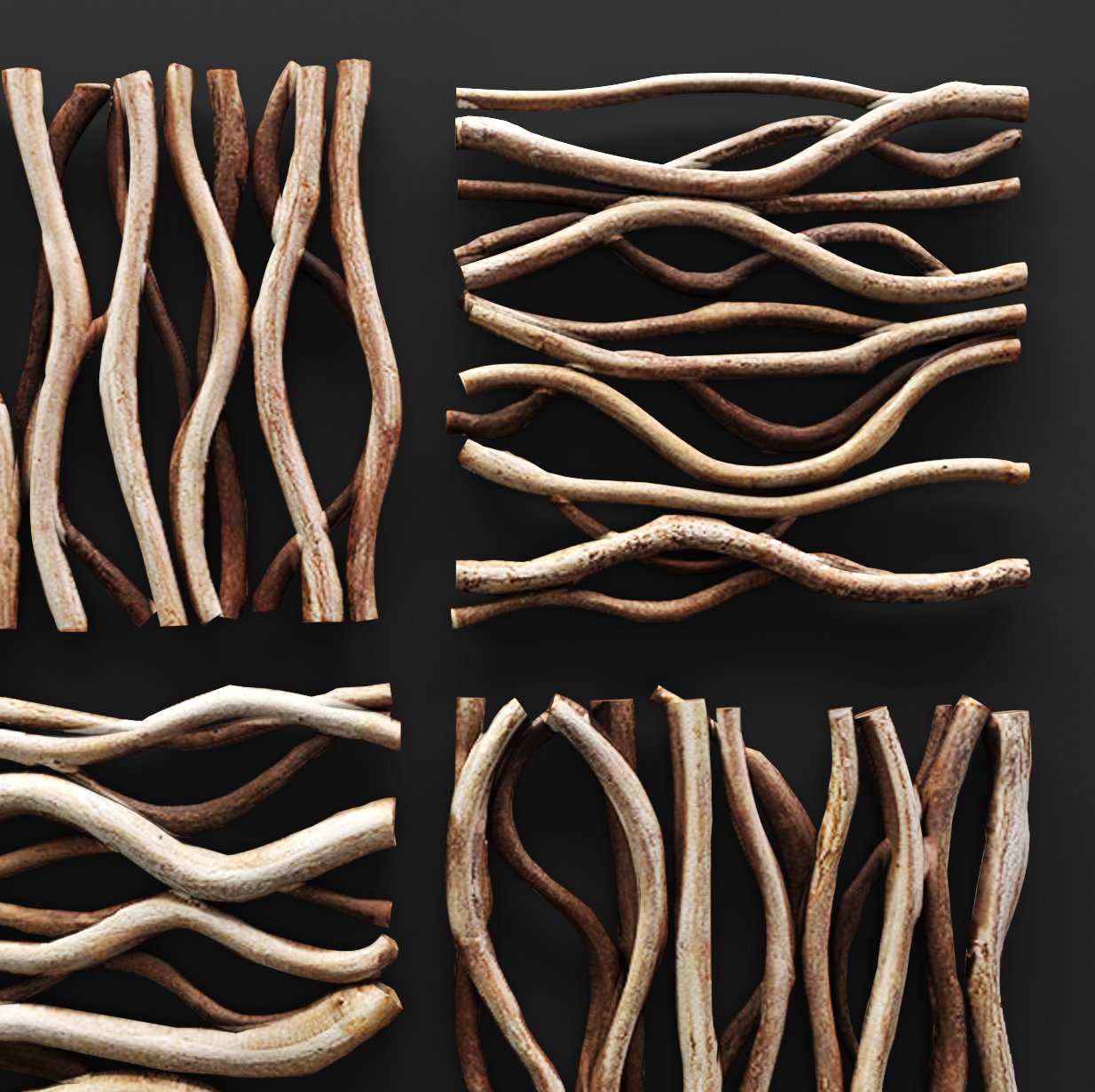 vine wall tile 3D Models in Decoration 3DExport