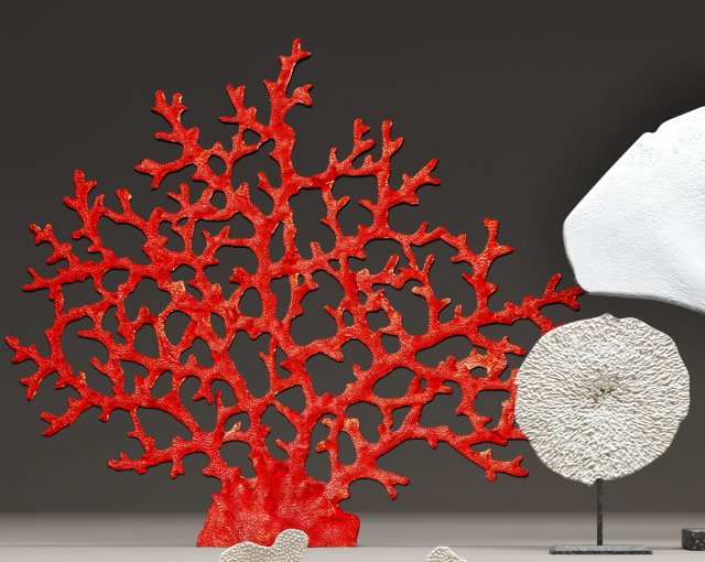 coral set 3D Model in Sculpture 3DExport