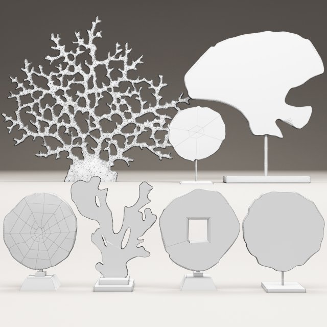 coral set 3D Model in Sculpture 3DExport