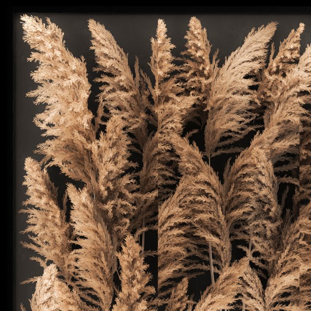 Decorating A Wall Of Dry Reeds For The Interior 258 3D Model in Flowers ...