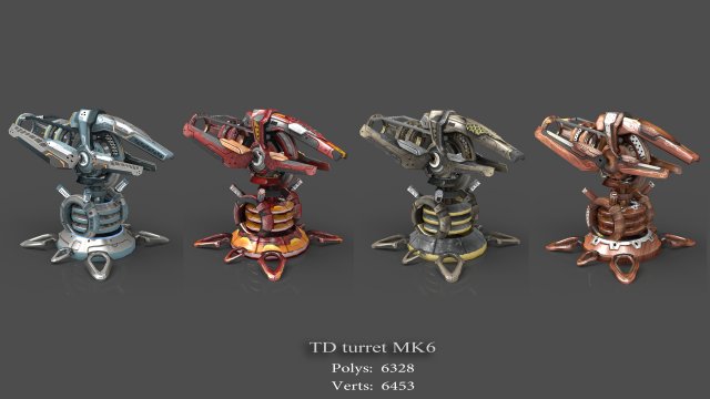 tower defense pack 3D Model in Combat 3DExport