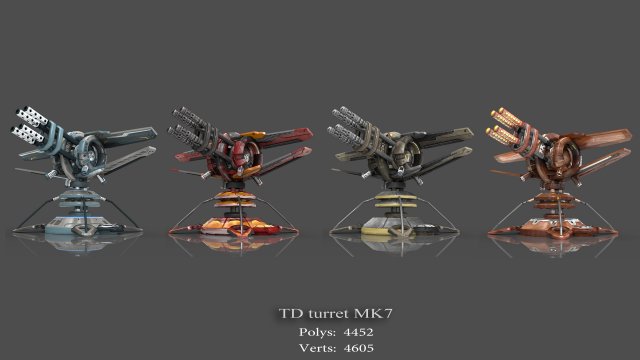 tower defense pack 3D Model in Combat 3DExport