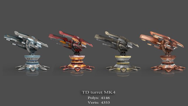 tower defense pack 3D Model in Combat 3DExport