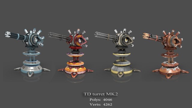 tower defense pack 3D Model in Combat 3DExport