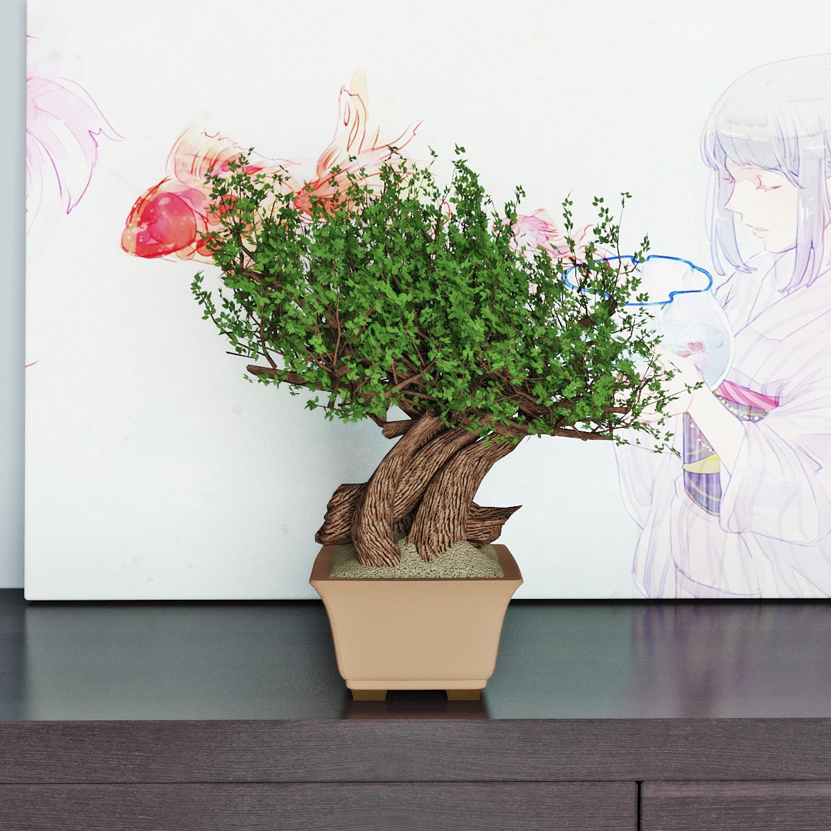 bonsai 3D Models in Small Plants 3DExport