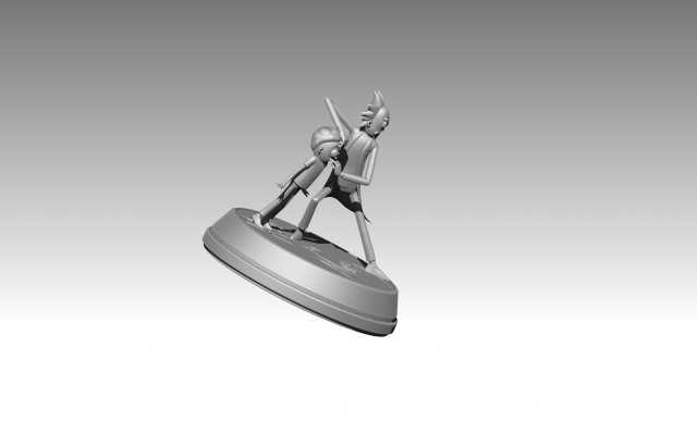 Ricky 3D Print Model in Figurines 3DExport