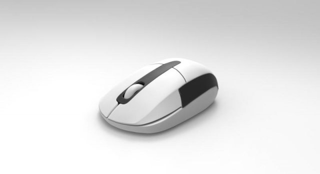 wireless mouse 3D Model in Computer 3DExport