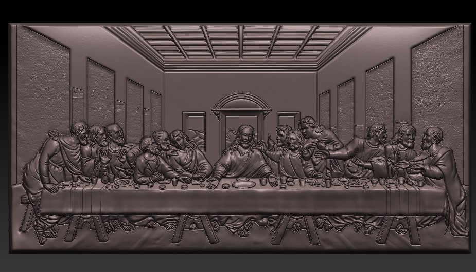 Last supper 3D Model in Miscellaneous 3DExport