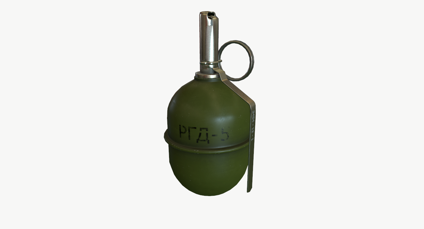 grenade rgd-5 cis 3D Models in Projectiles 3DExport