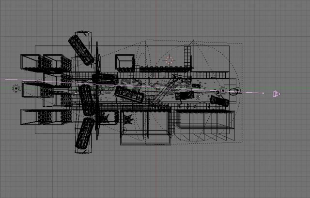 ghost town 3D Model in Cityscapes 3DExport