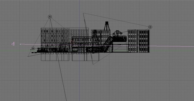 ghost town 3D Model in Cityscapes 3DExport