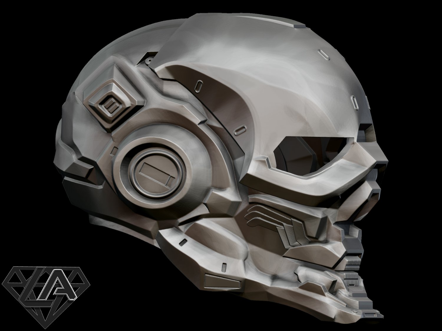 Custom Motorcycle Helmets Halo