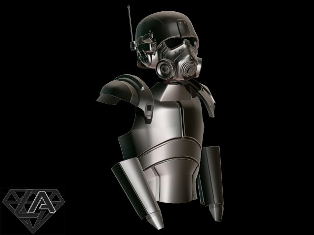Fallout ncr ranger combat armor 3d print model 3D Print Model in Game ...