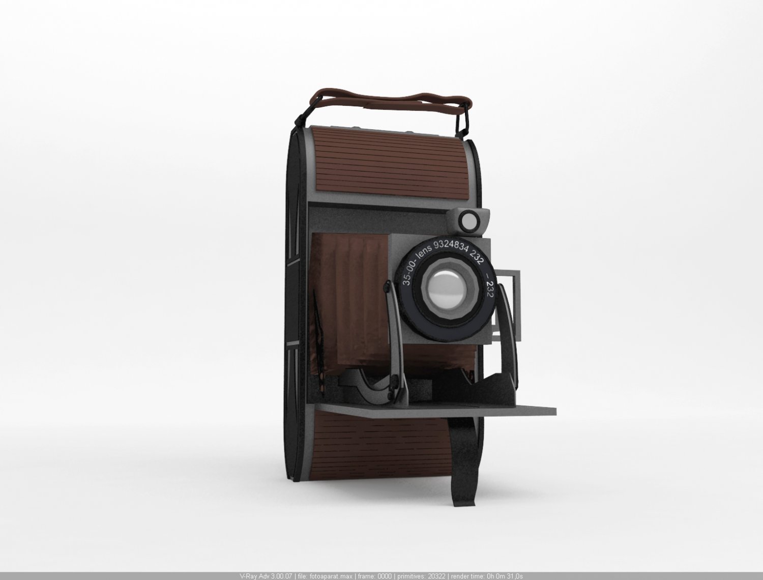 Old camera 3D Model in Photo 3DExport